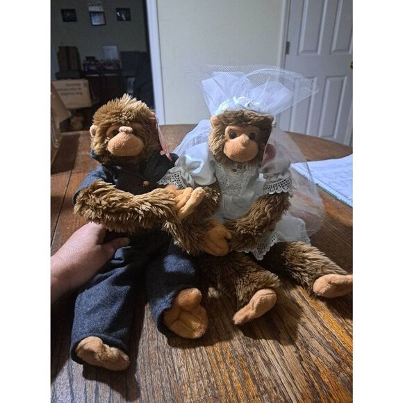 Fiesta | Toys | Vintage 202 Fiestabride Groom Monkey Couple Wedding ...